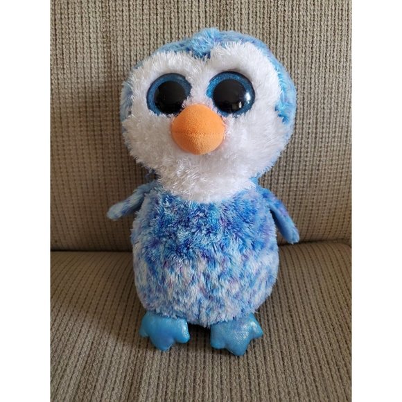 Ty | Toys | Ty Beanie Boos Ice Cube Blue Purple Penguin 25 9 Inch ...